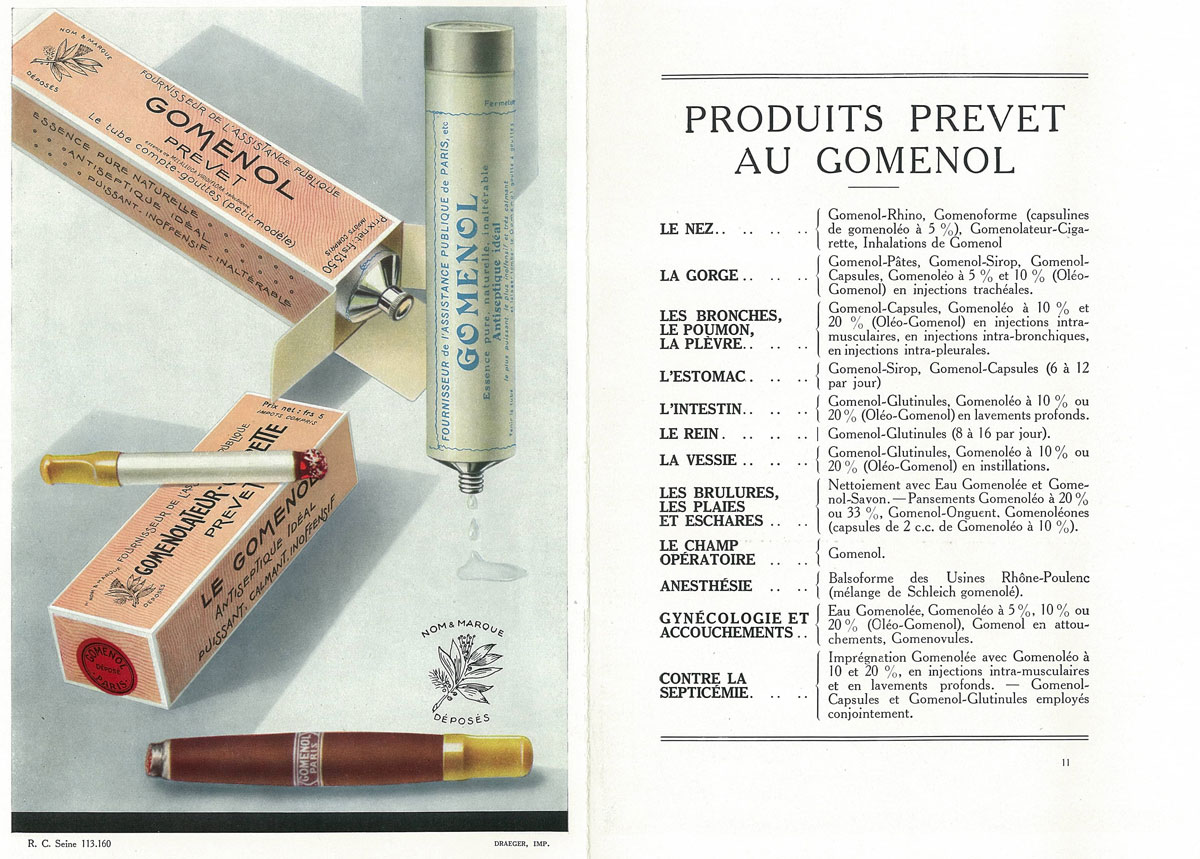Notre histoire - Laboratoire du Gomenol